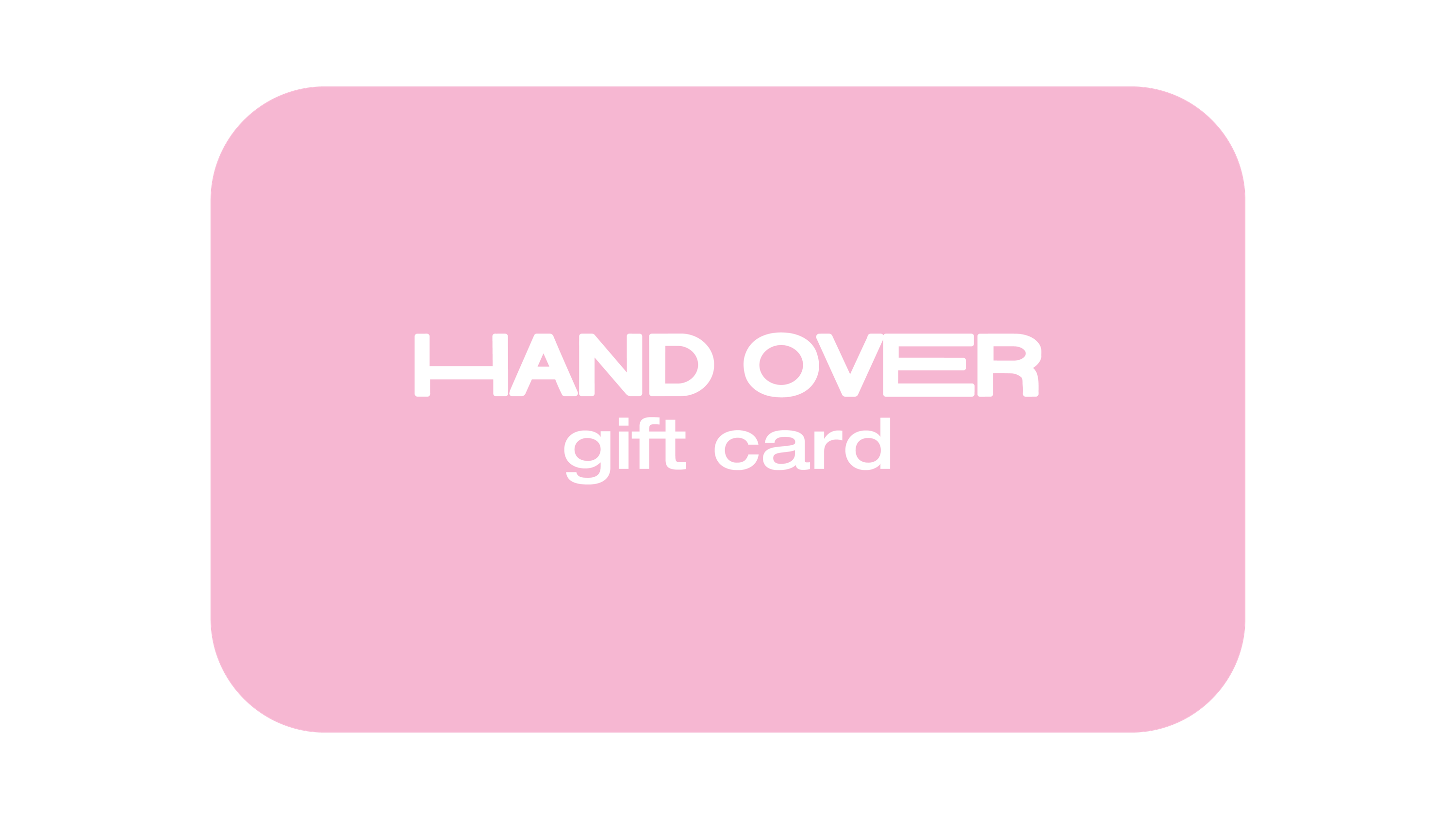 HAND OVER Gift Card 200